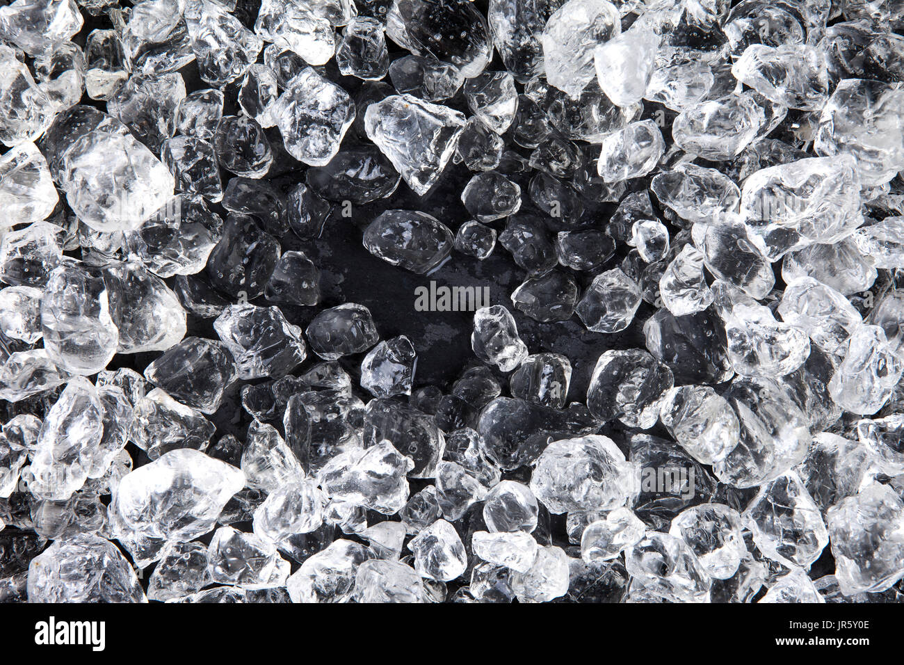 Crystal ice on black hi-res stock photography and images - Alamy