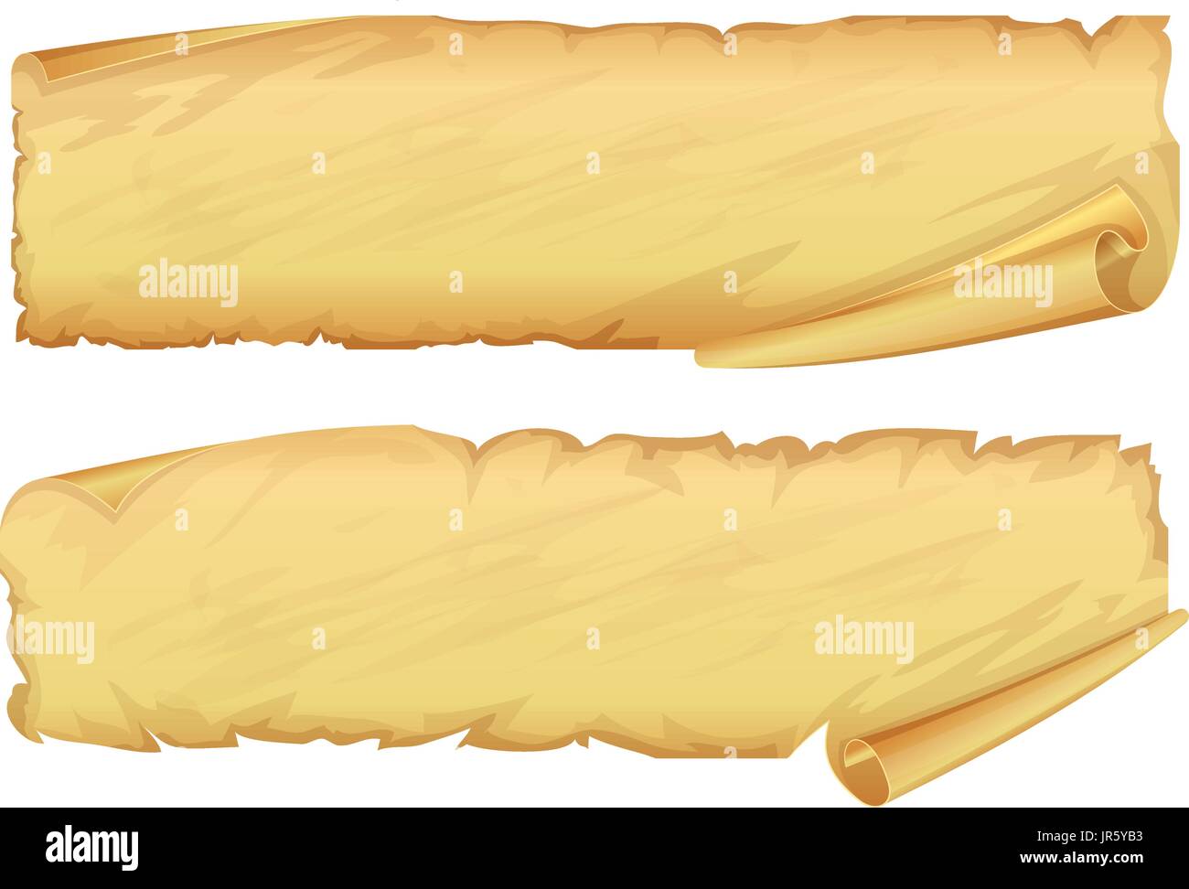 Golden old scroll of parchment Stock Vector Image & Art - Alamy