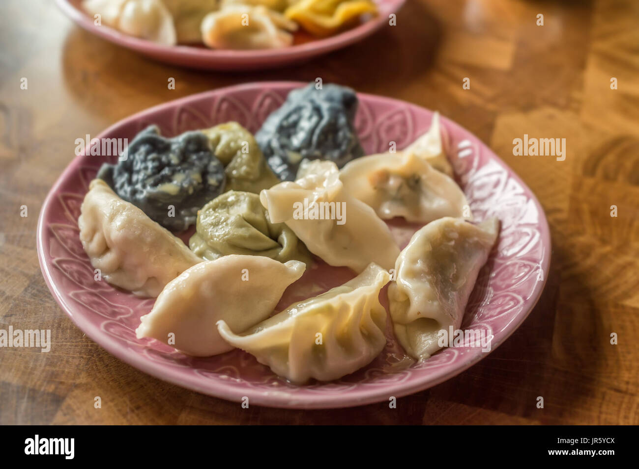 Variety of dumplings Stock Photo - Alamy