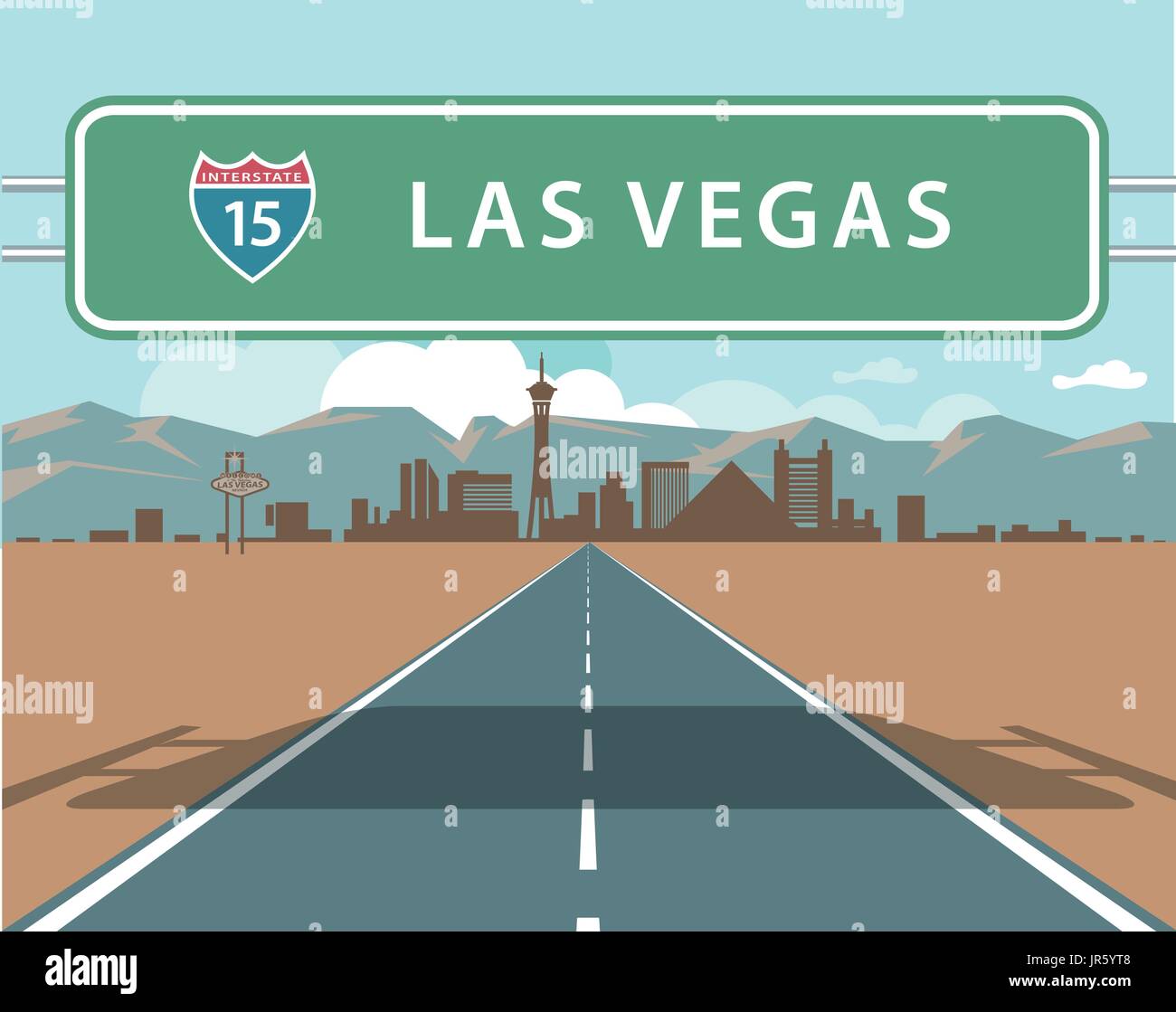 Las vegas nevada urban Stock Vector Images - Alamy