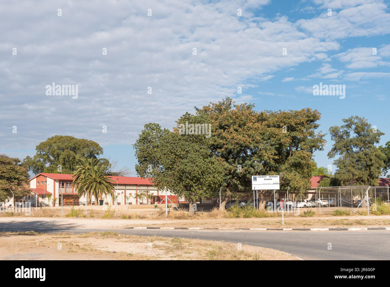 OTJIWARONGO, NAMIBIA - JUNE 20, 2017: The Vooruit primary school in ...