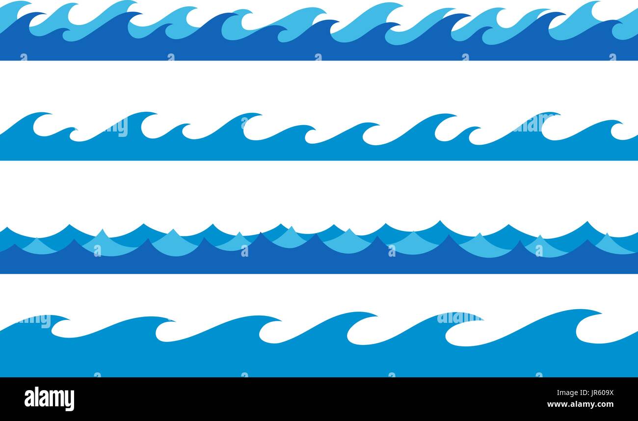 Animated Ocean Wave Border