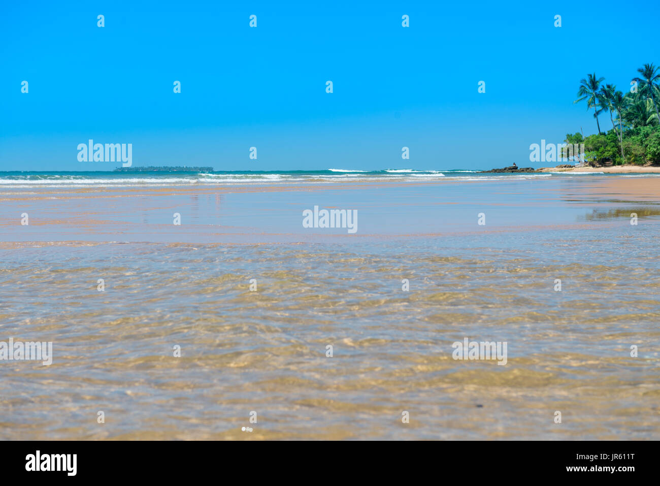 Landscapes of the beach at the peninsula de Marau in Bahia Brazil Stock ...