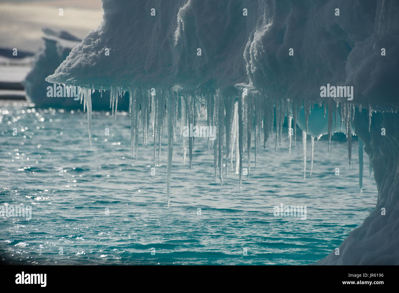 Blue iceberg icicles hi-res stock photography and images - Alamy