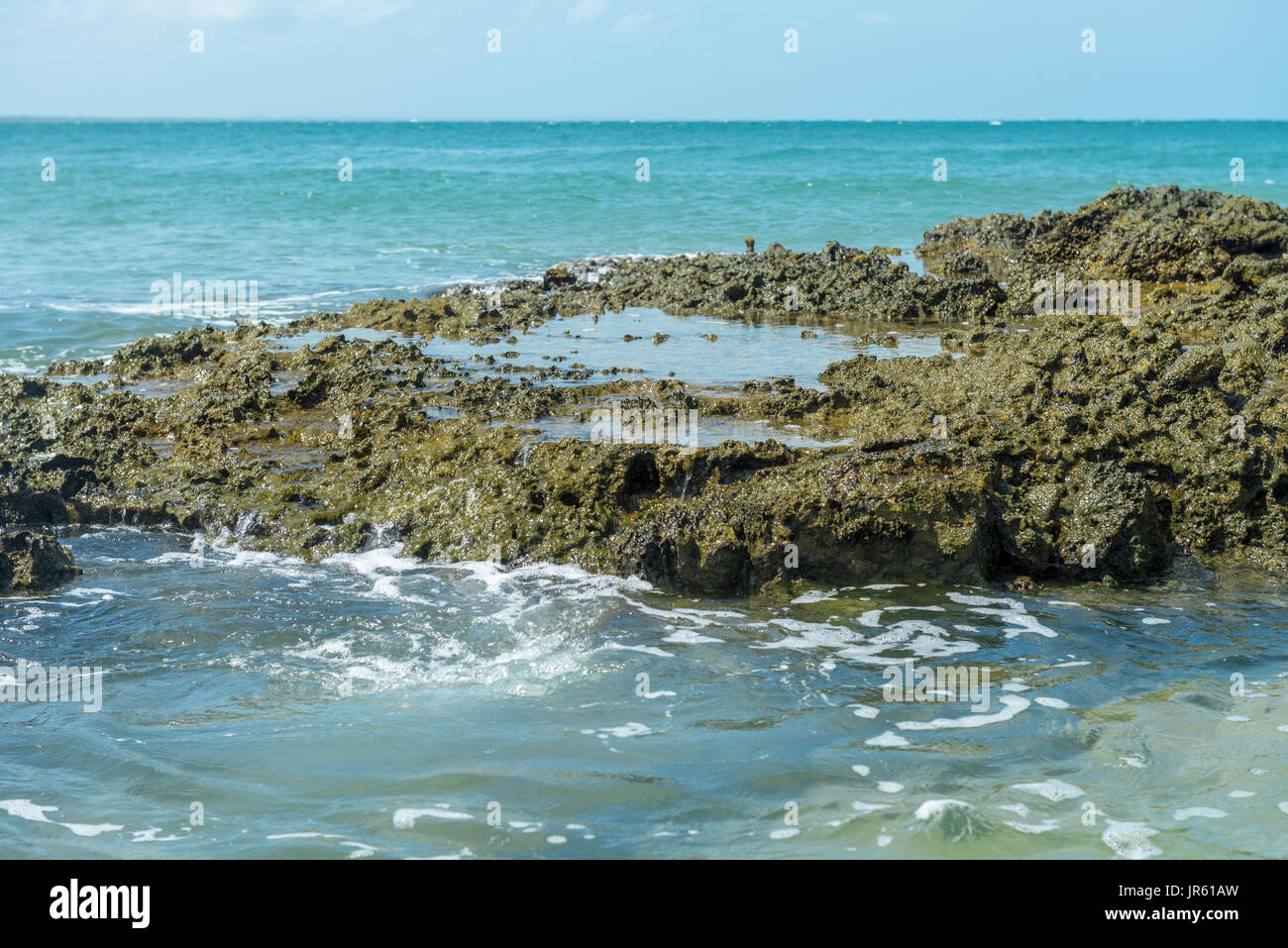 Water forms and effects all over the beach sand Stock Photo - Alamy