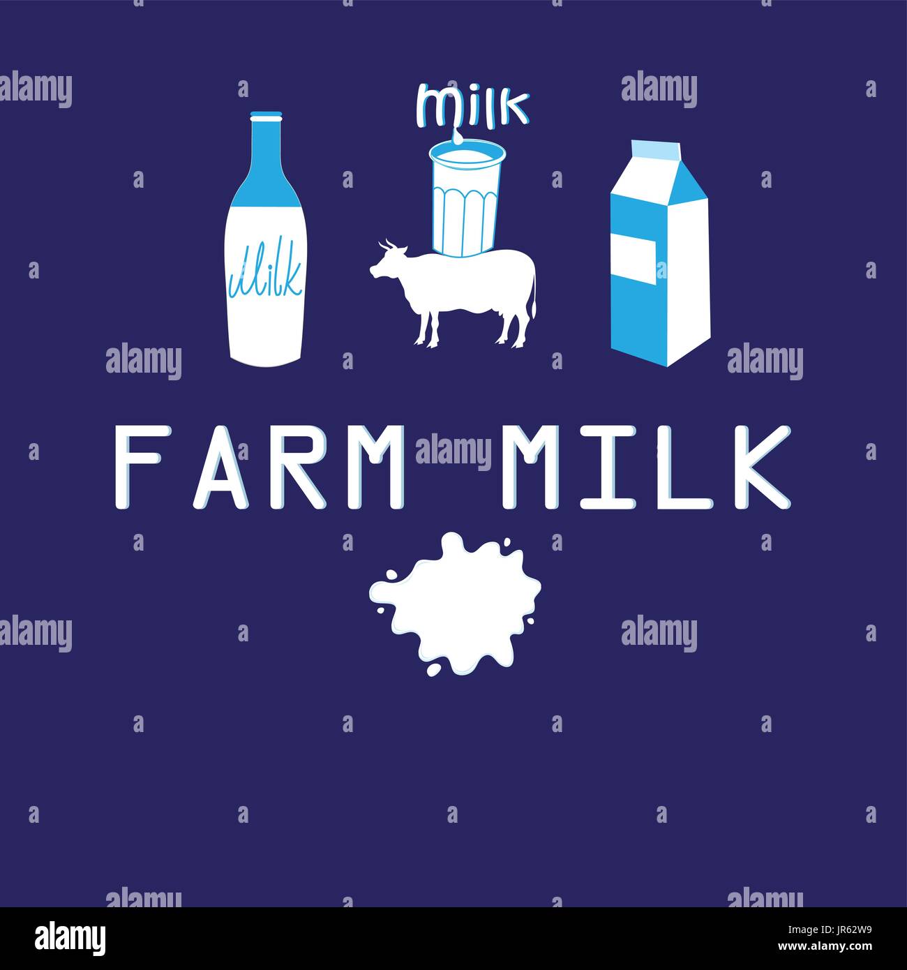 Cheese milk shop in Stock Vector Images - Alamy