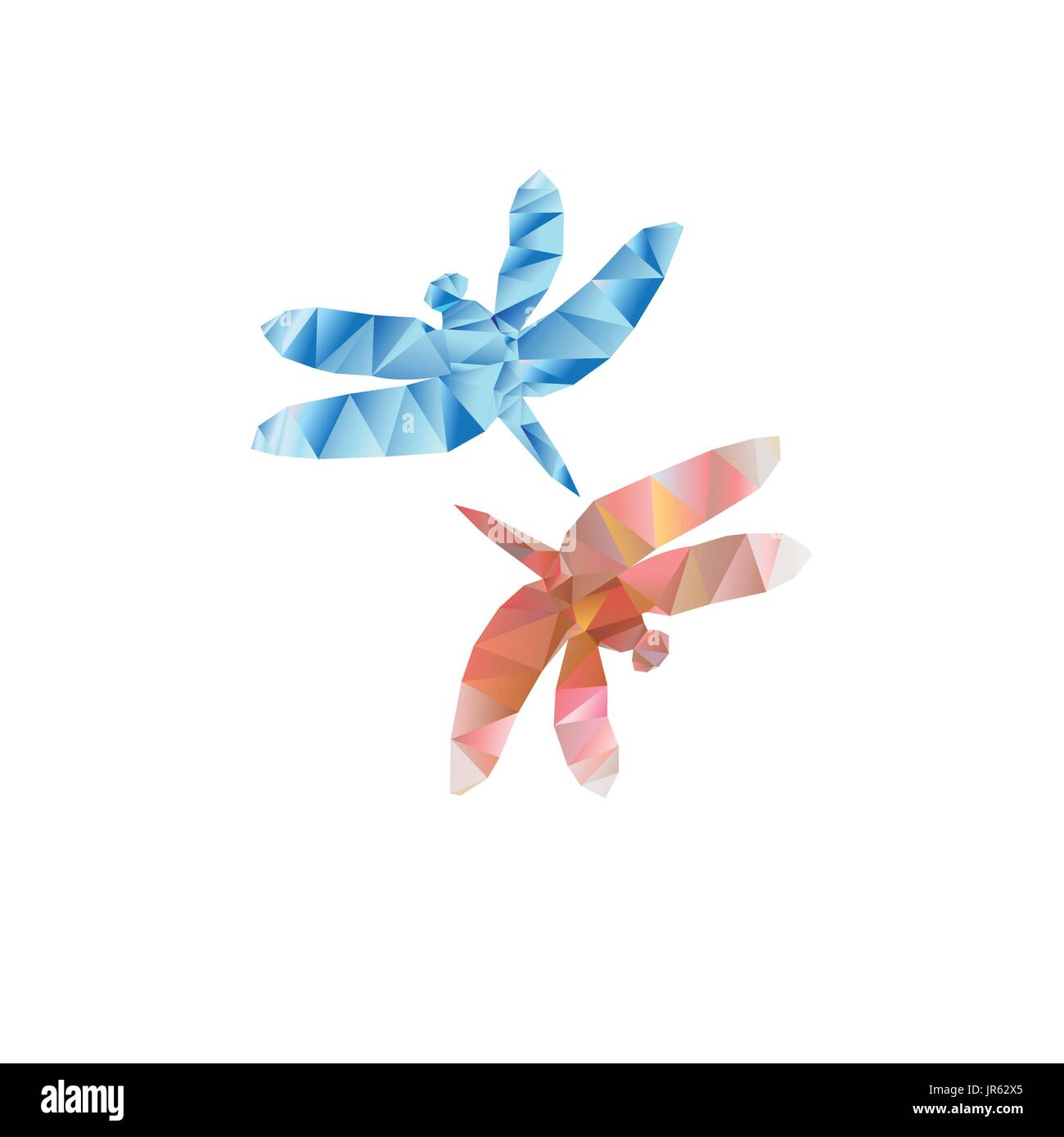 Dragonfly drawing Cut Out Stock Images & Pictures - Alamy