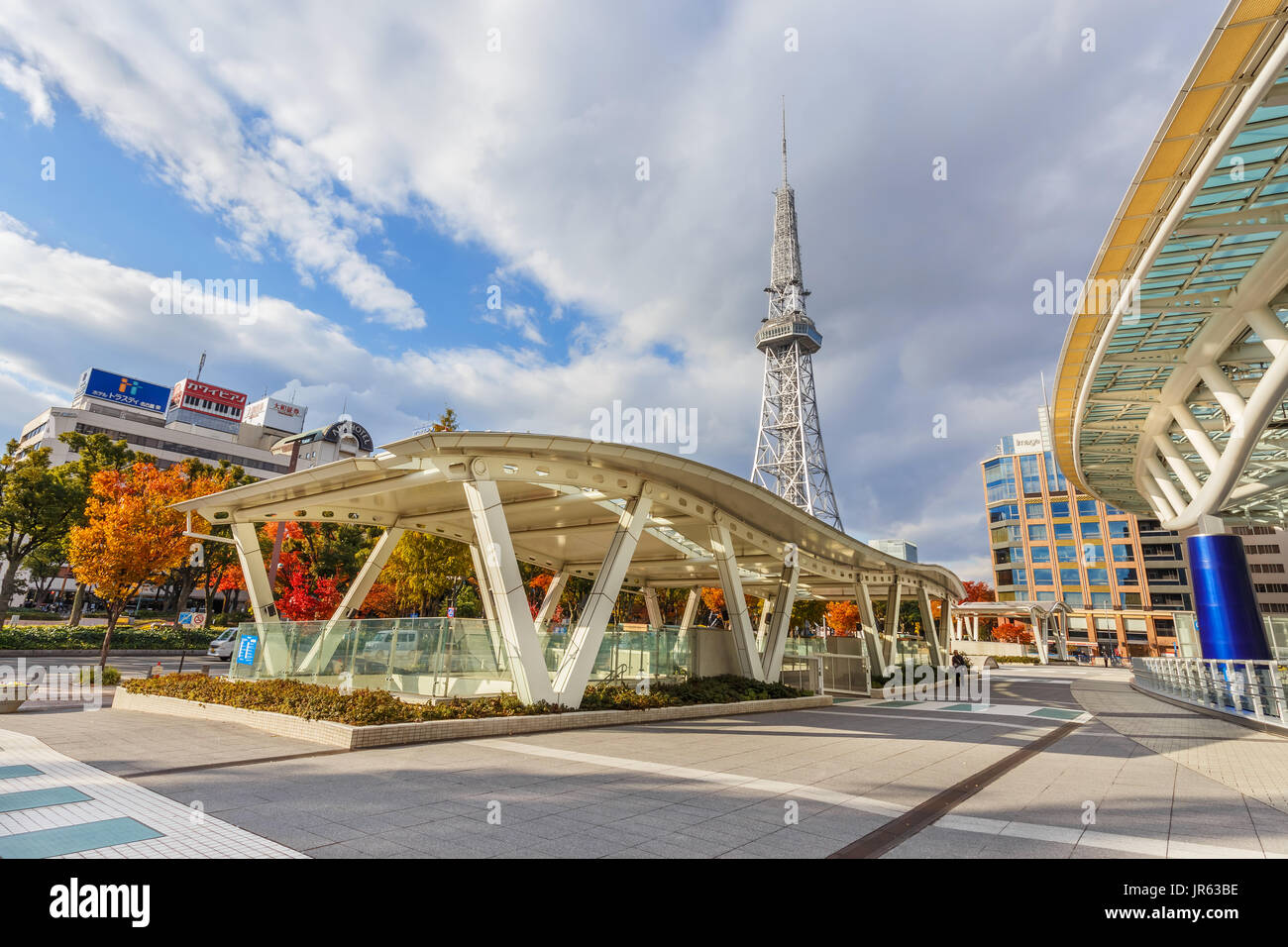 Nagoya Television Tower in Sakae district Stock Photo - Alamy