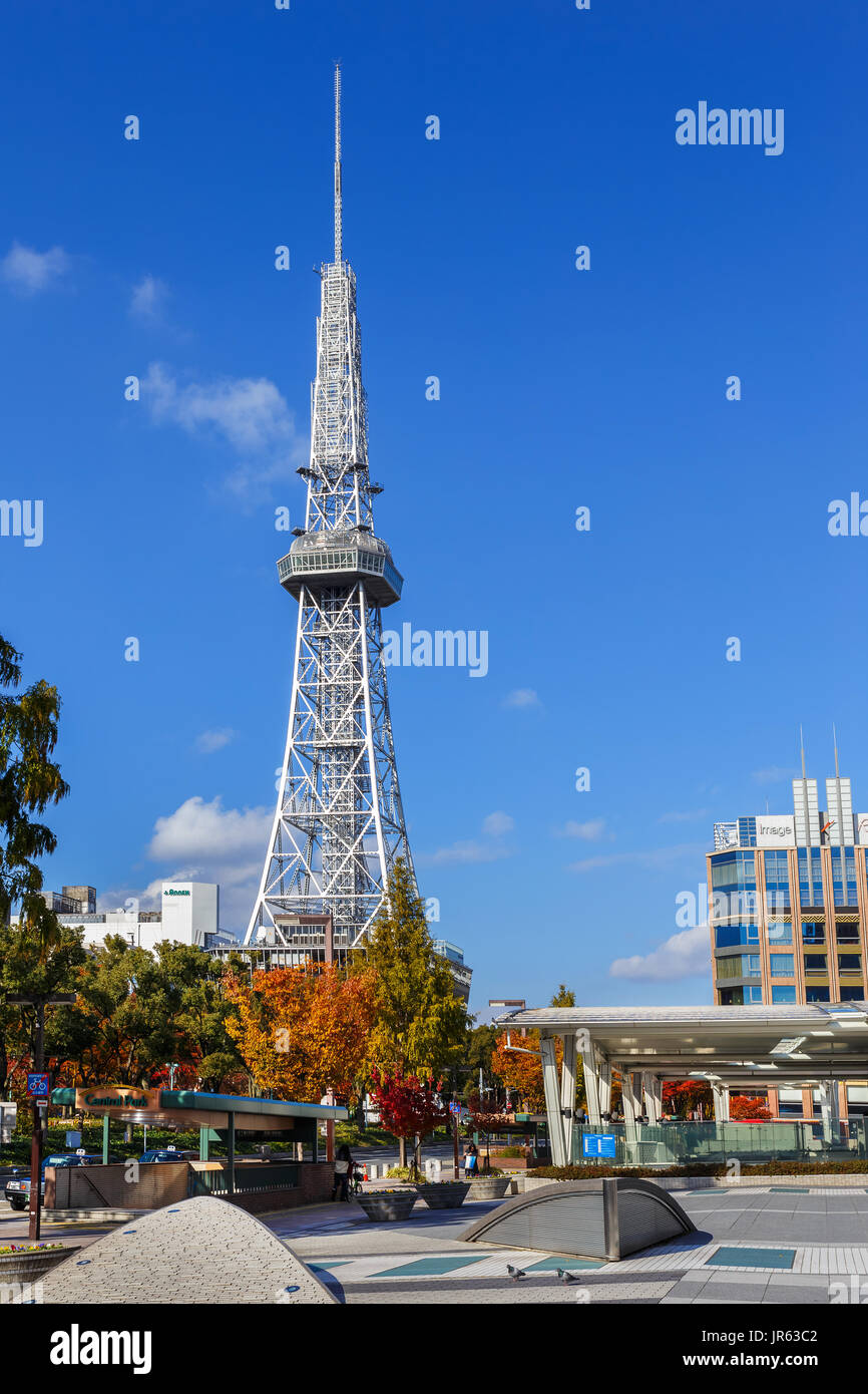Nagoya Television Tower in Sakae district Stock Photo - Alamy