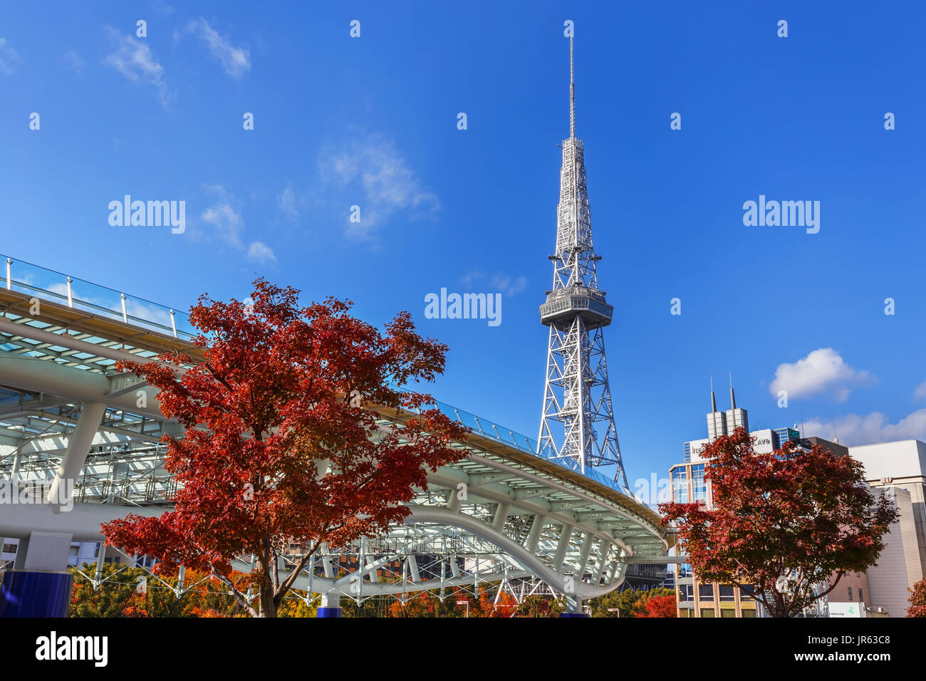 Nagoya Television Tower in Sakae district Stock Photo - Alamy