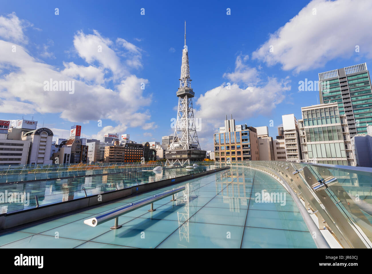 Nagoya Television Tower in Sakae district Stock Photo - Alamy