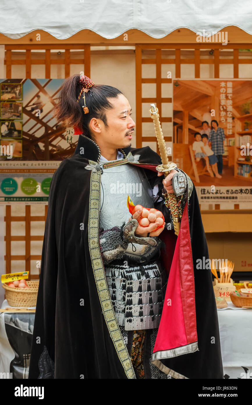 Japanese Samurai Actors at Nagoya Castle Fair Stock Photo - Alamy