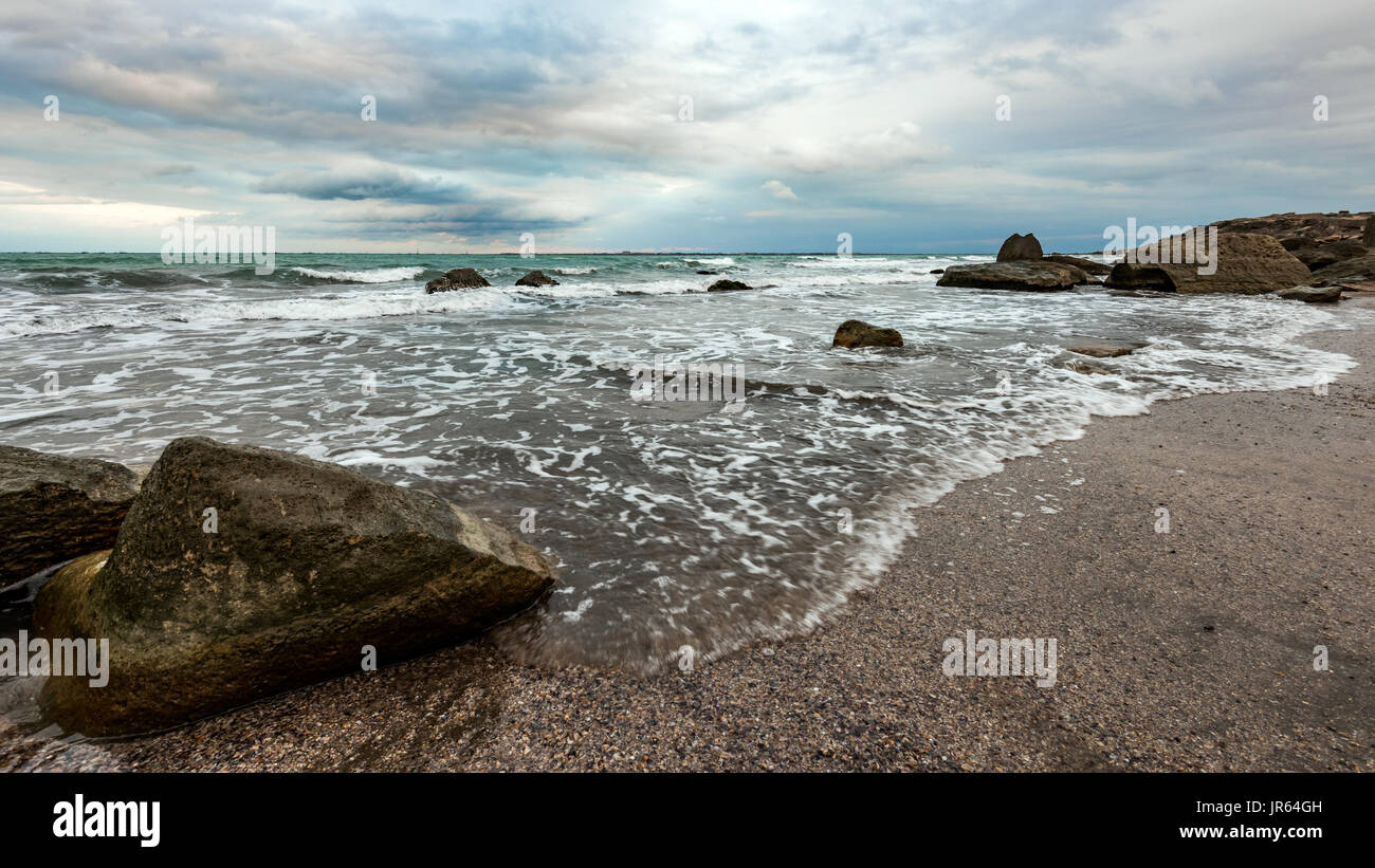 Dramatic beautiful seascape, coast line Stock Photo - Alamy