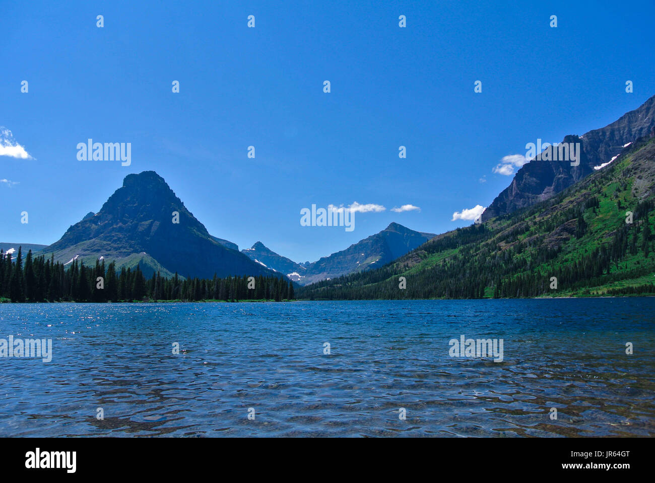 Two Medicine Lake Stock Photo - Alamy
