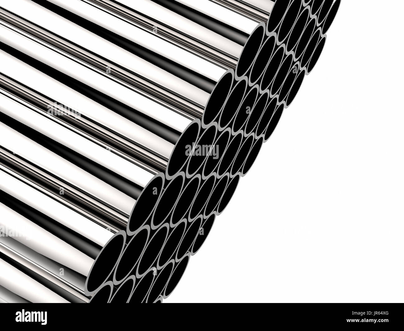Silver pipes metal plumbing hi-res stock photography and images - Alamy