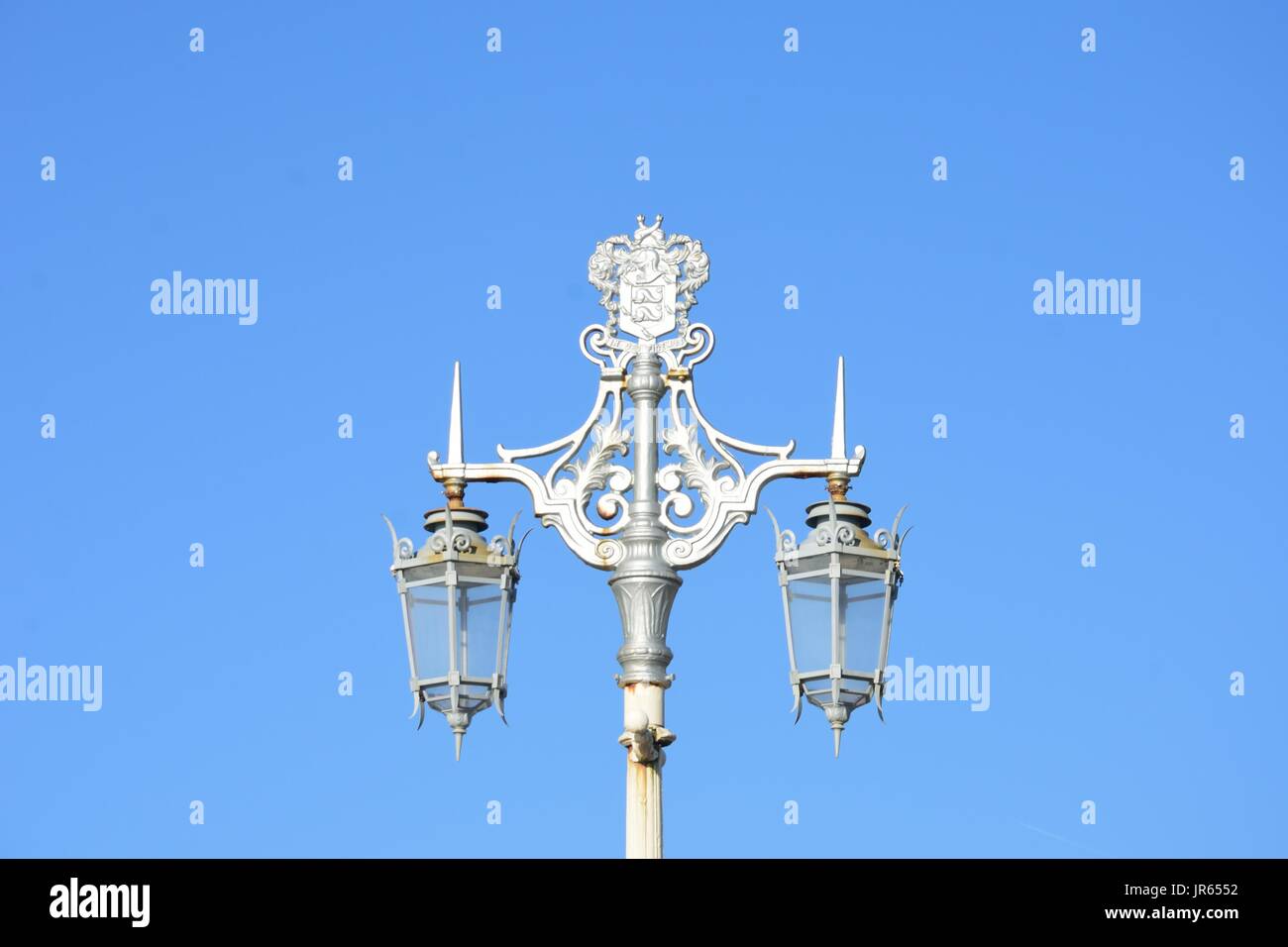 Ornate street lamps brighton Stock Photo - Alamy