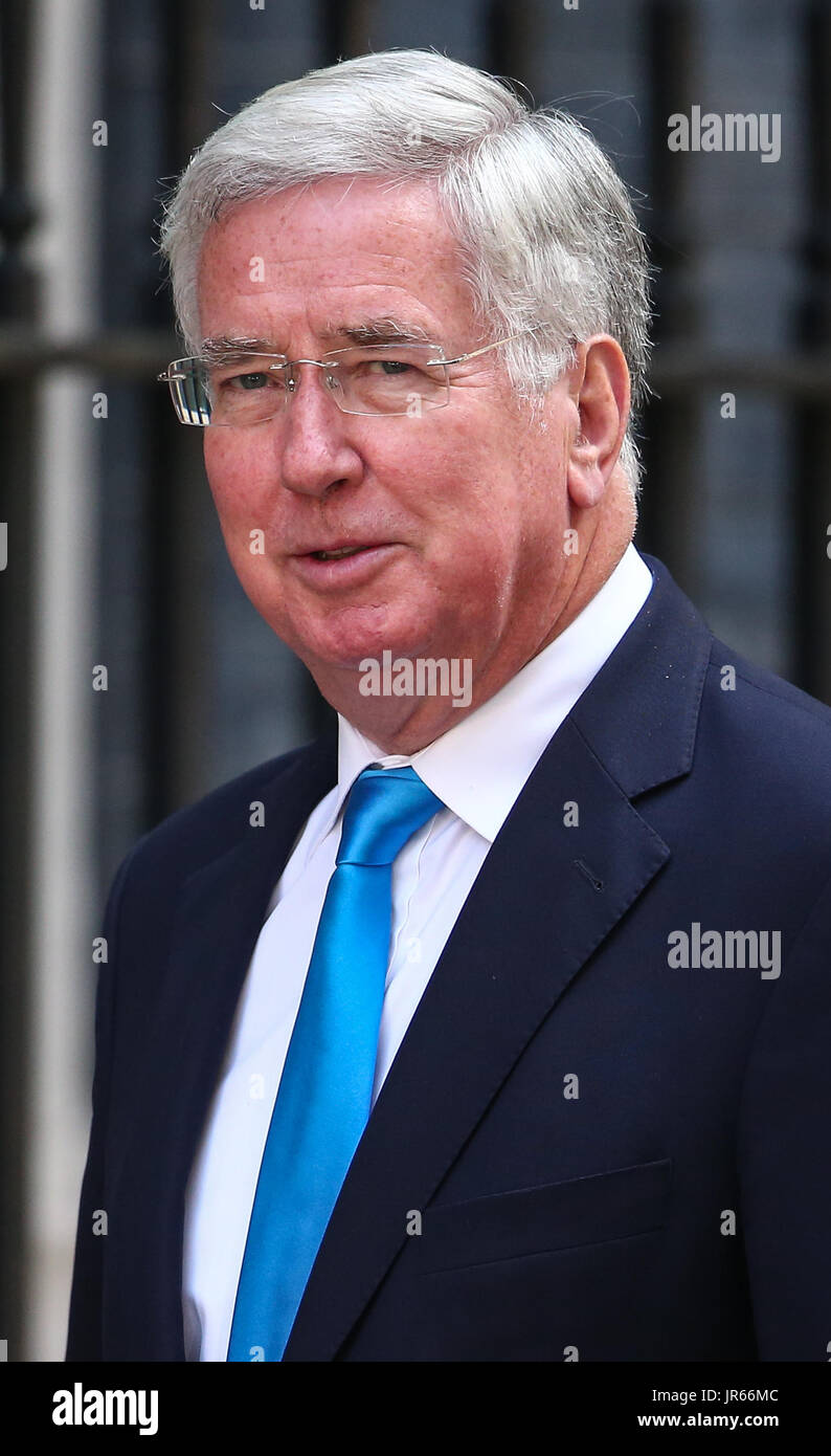 Sir Michael Fallon, Secretary of State for Defence, arriving for the ...
