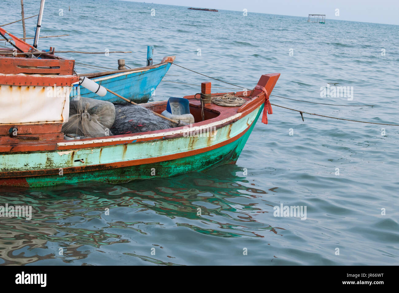 Traditional fishing net vessel hi-res stock photography and images - Alamy