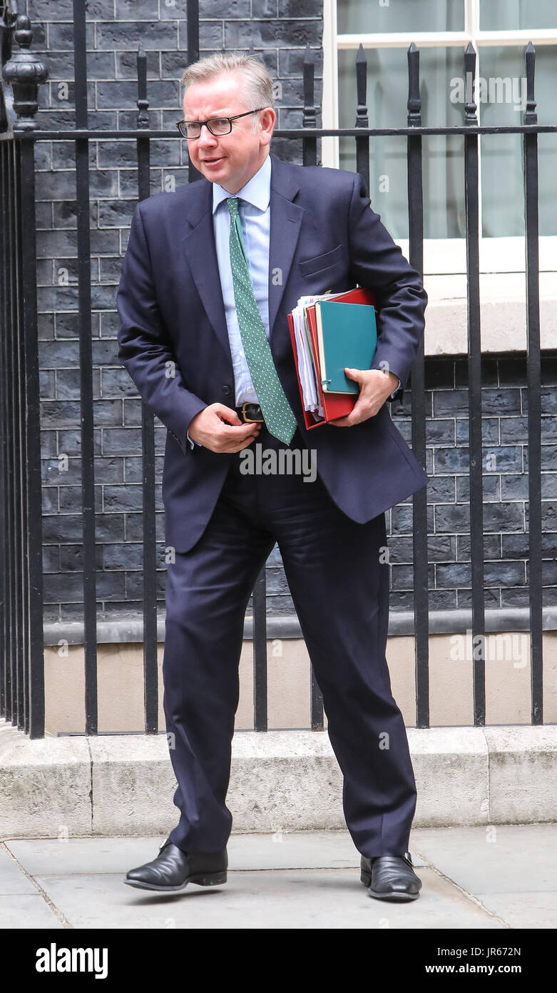 Ministers attend the weekly Cabinet Meeting at 10 Downing Street Featuring: Michael Gove MP ...