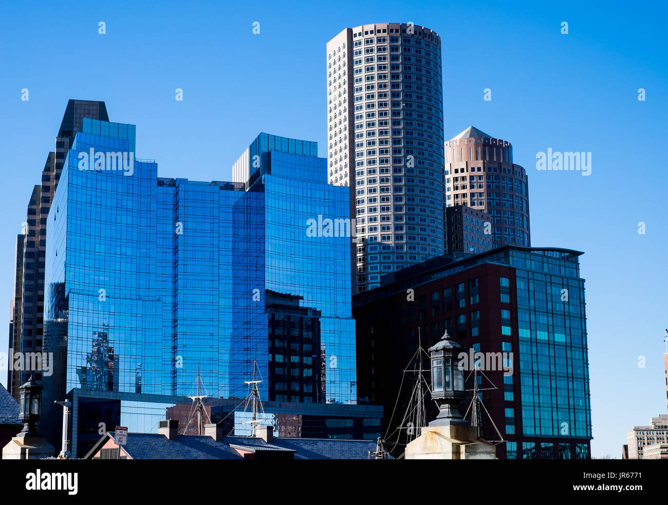 Boston skyline winter hi-res stock photography and images - Alamy
