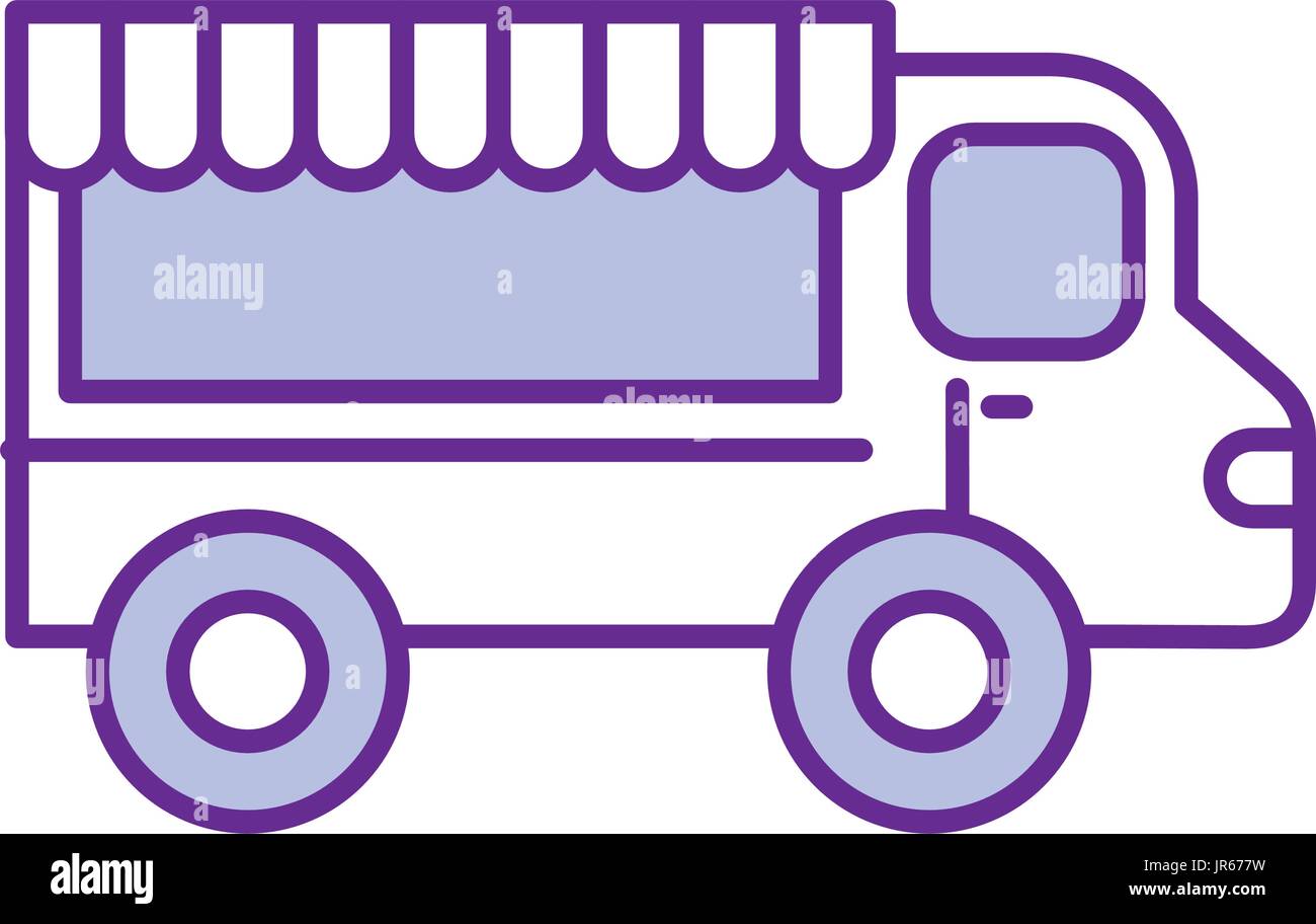 fast food shop car Stock Vector Image & Art - Alamy