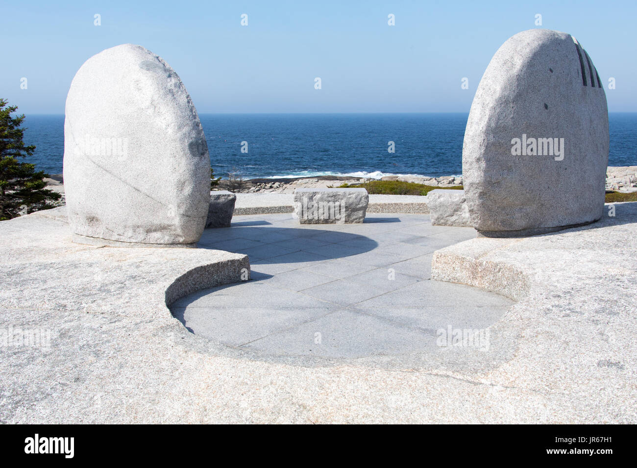 Swissair Flight 111 Memorial, Whalesback, Ontario, Canada Stock Photo ...