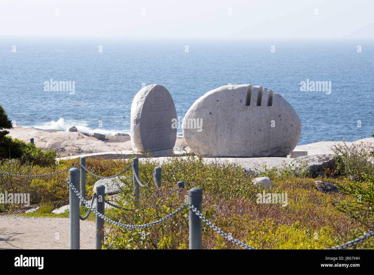 Swissair Flight 111 Memorial, Whalesback, Ontario, Canada Stock Photo ...