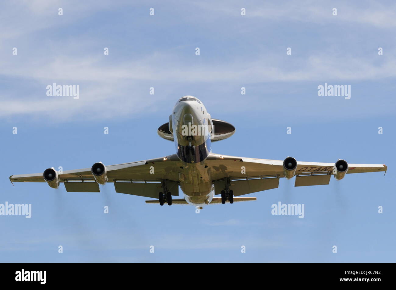 Aircraft E-3A AWACS, Boeing, radar Stock Photo - Alamy