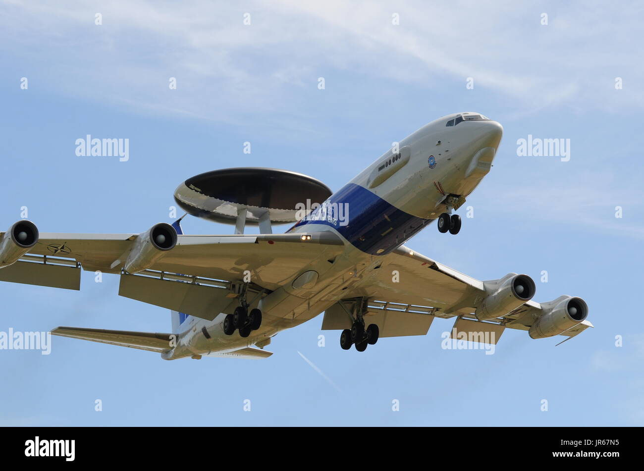 Aircraft E-3A AWACS, Boeing, radar Stock Photo - Alamy
