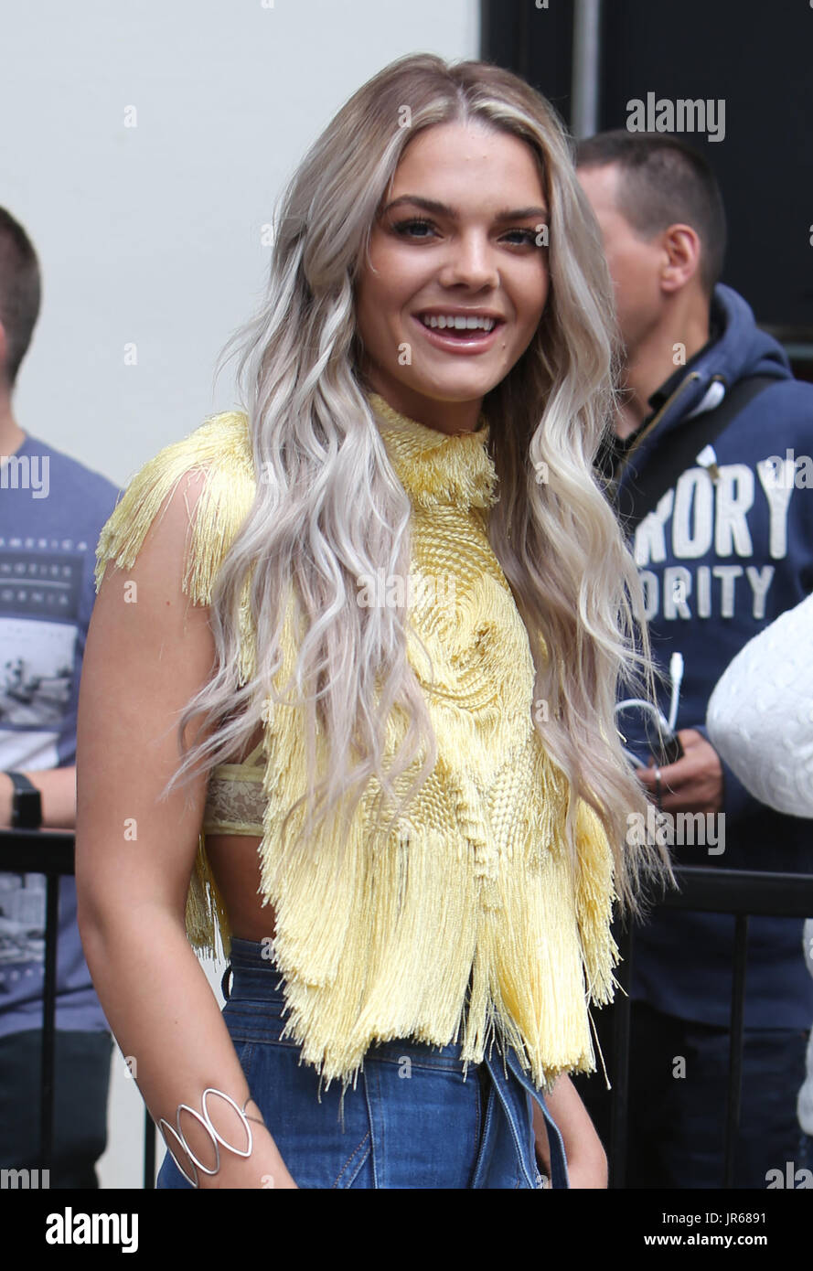 Louisa Johnson outside ITV Studios Featuring: Louisa Johnson Where ...