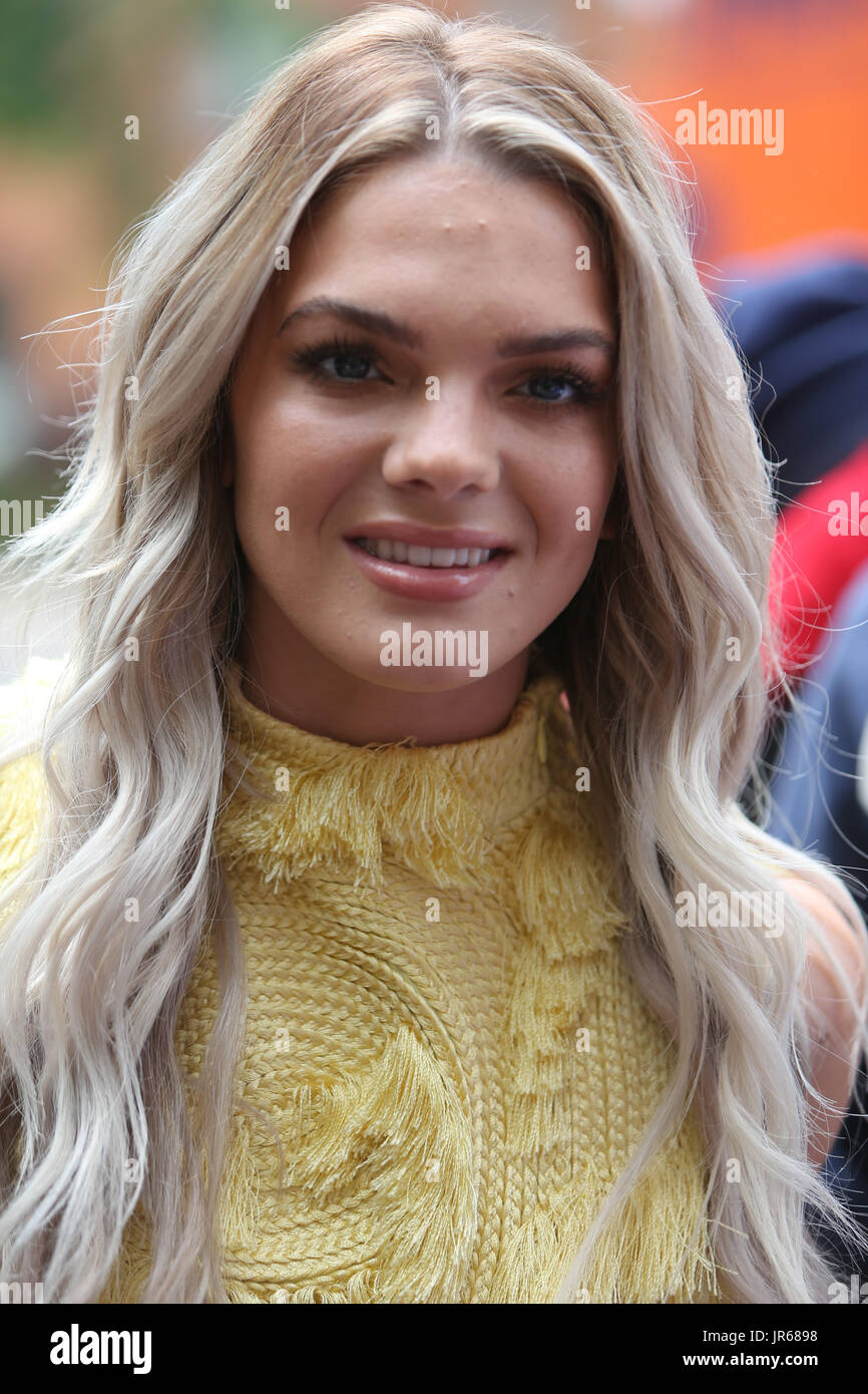 Louisa Johnson outside ITV Studios Featuring: Louisa Johnson Where ...