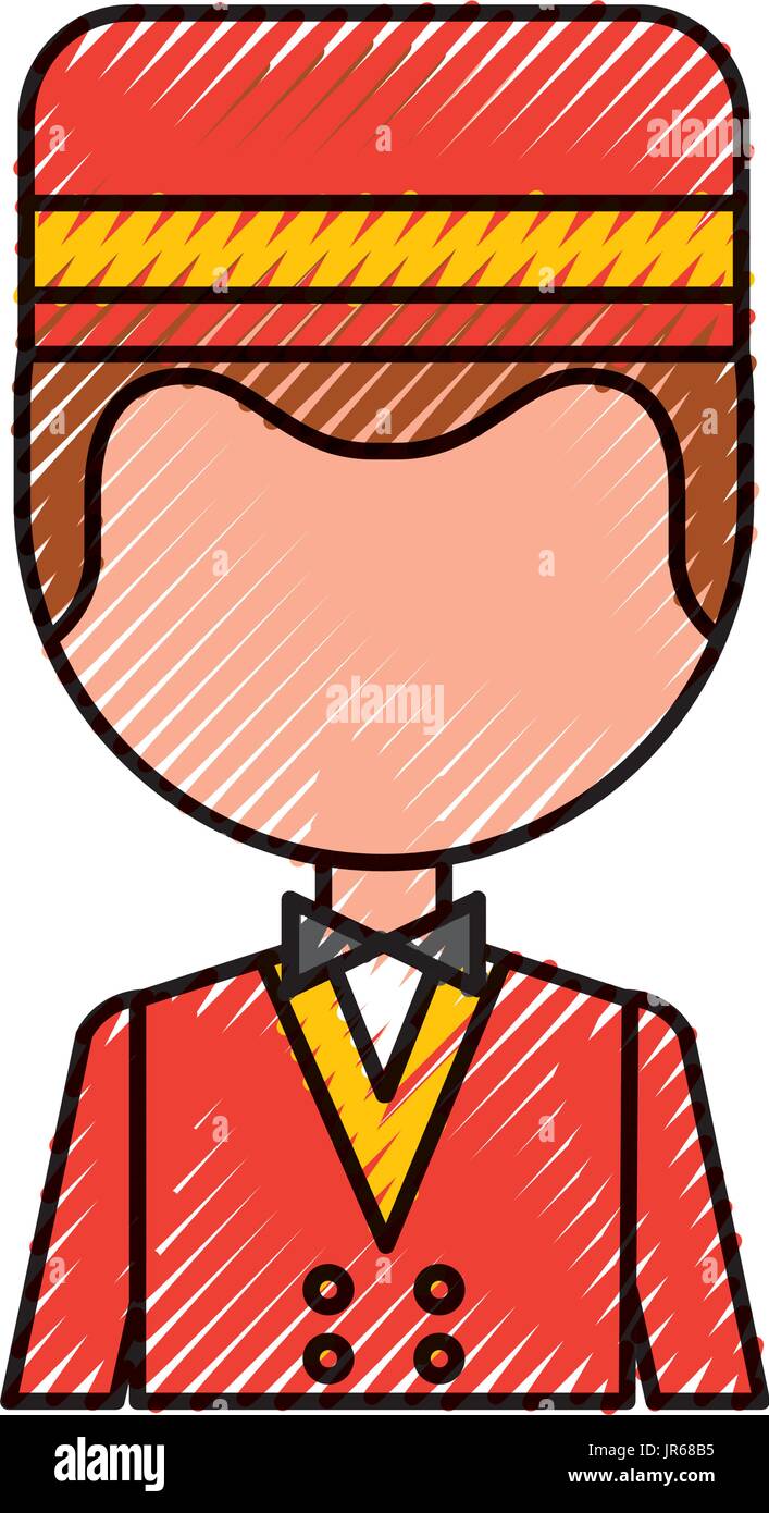 Bell boy uniform Stock Vector Images - Alamy