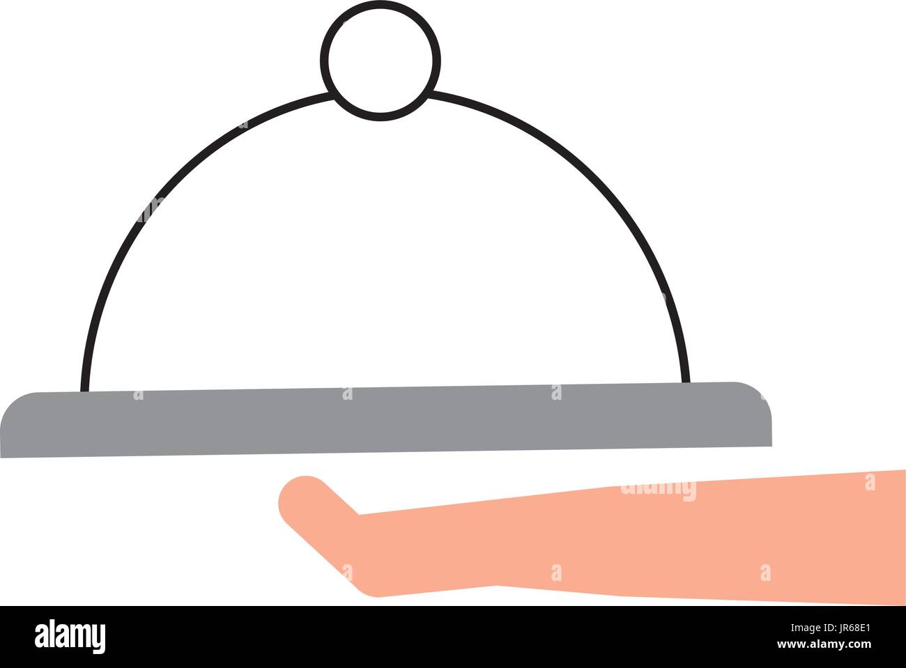 tray server isolated icon Stock Vector Image & Art - Alamy