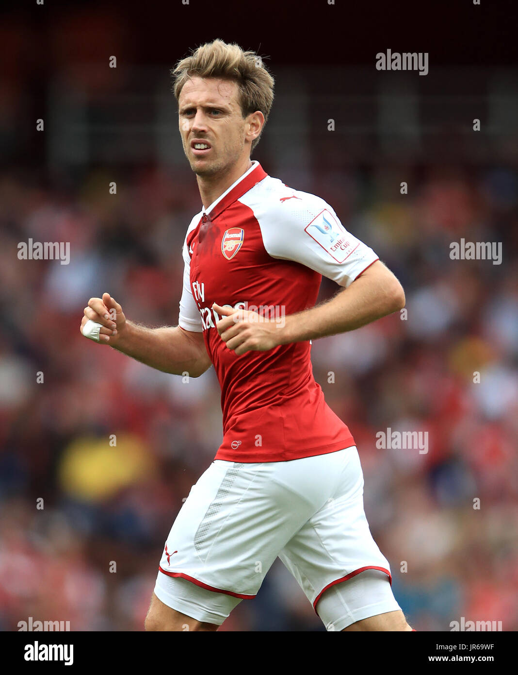 Nacho Monreal, Arsenal Stock Photo - Alamy