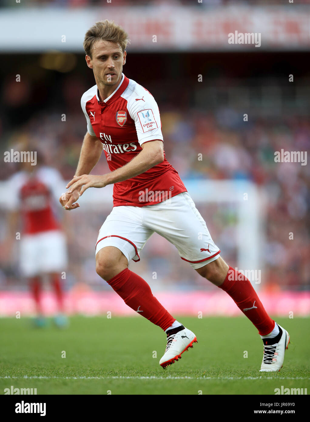 Nacho Monreal, Arsenal Stock Photo - Alamy