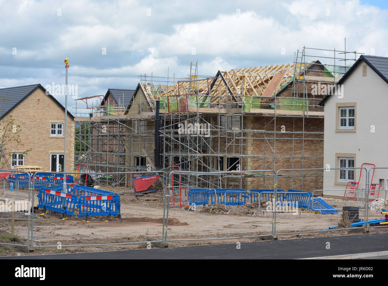 New build housing developments Stock Photo - Alamy