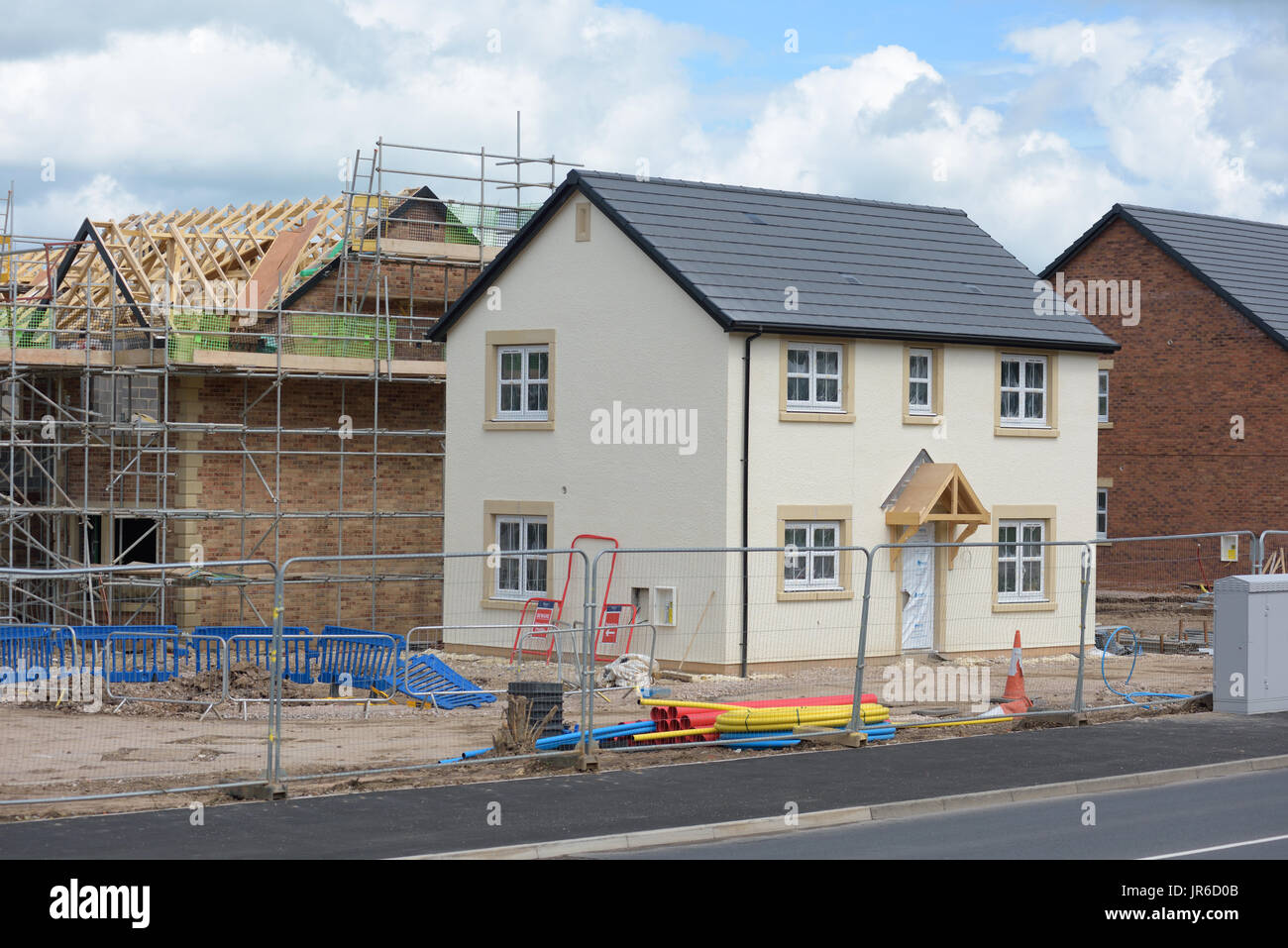 New build housing developments Stock Photo - Alamy