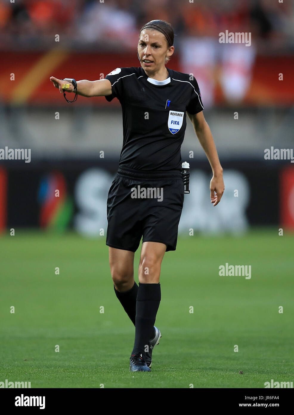 Match referee Stephanie Frappart during the UEFA Women's Euro 2017 ...