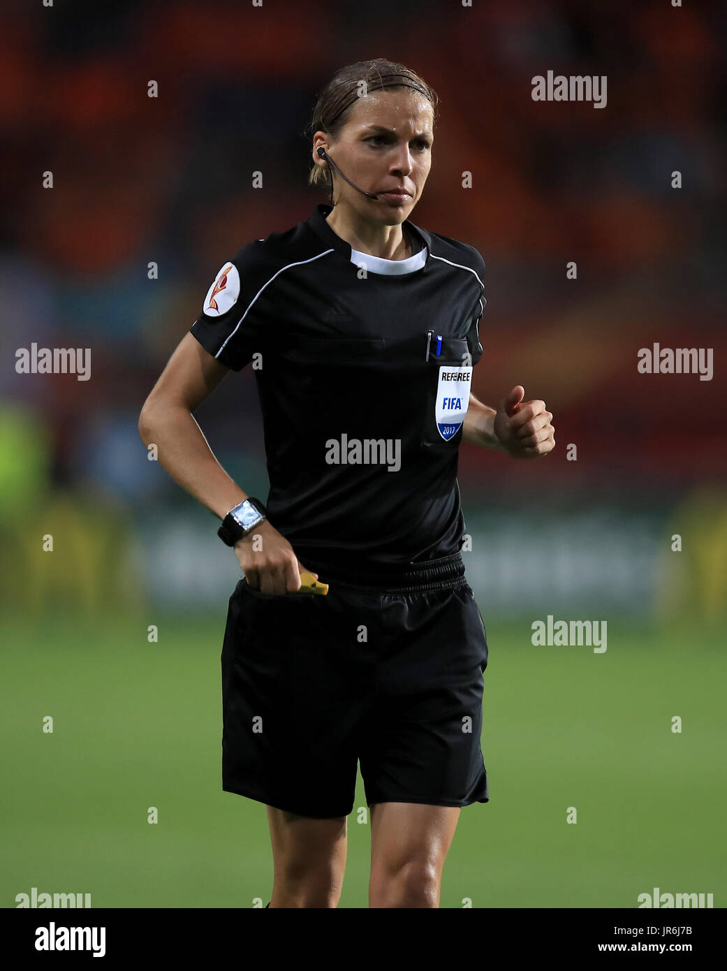 Match referee Stephanie Frappart during the UEFA Women's Euro 2017 ...