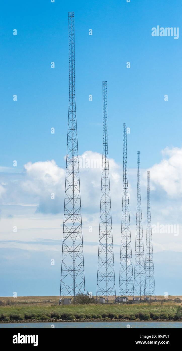 Cobra Mist abandoned radar station on Orford Ness, Suffolk Stock Photo ...