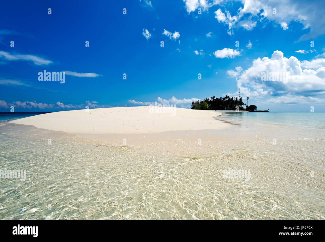 Beautiful view of Sibuan Island located in Semporna in the vicinity of ...