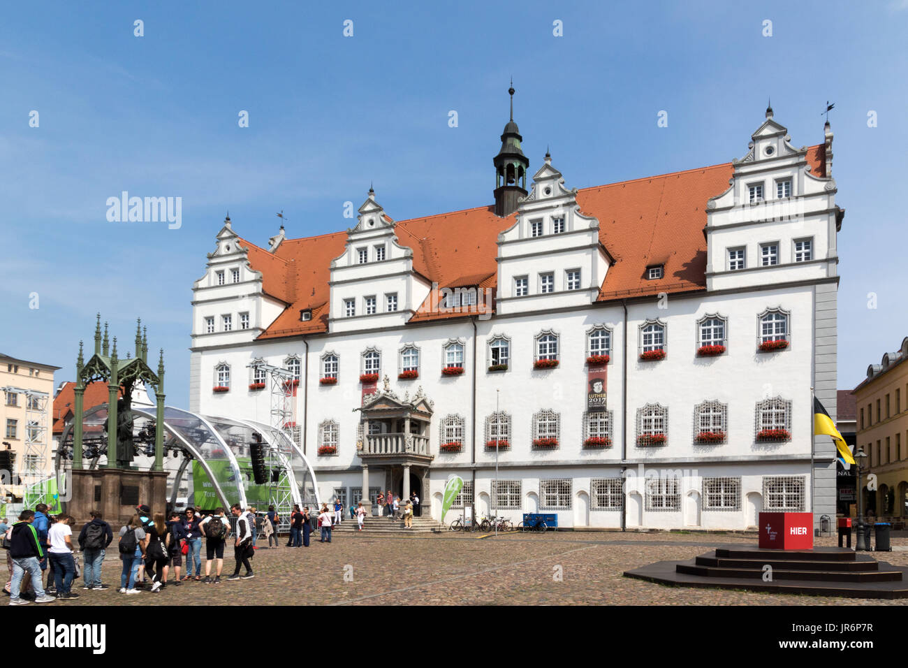 Gable historical city hall hi-res stock photography and images - Alamy