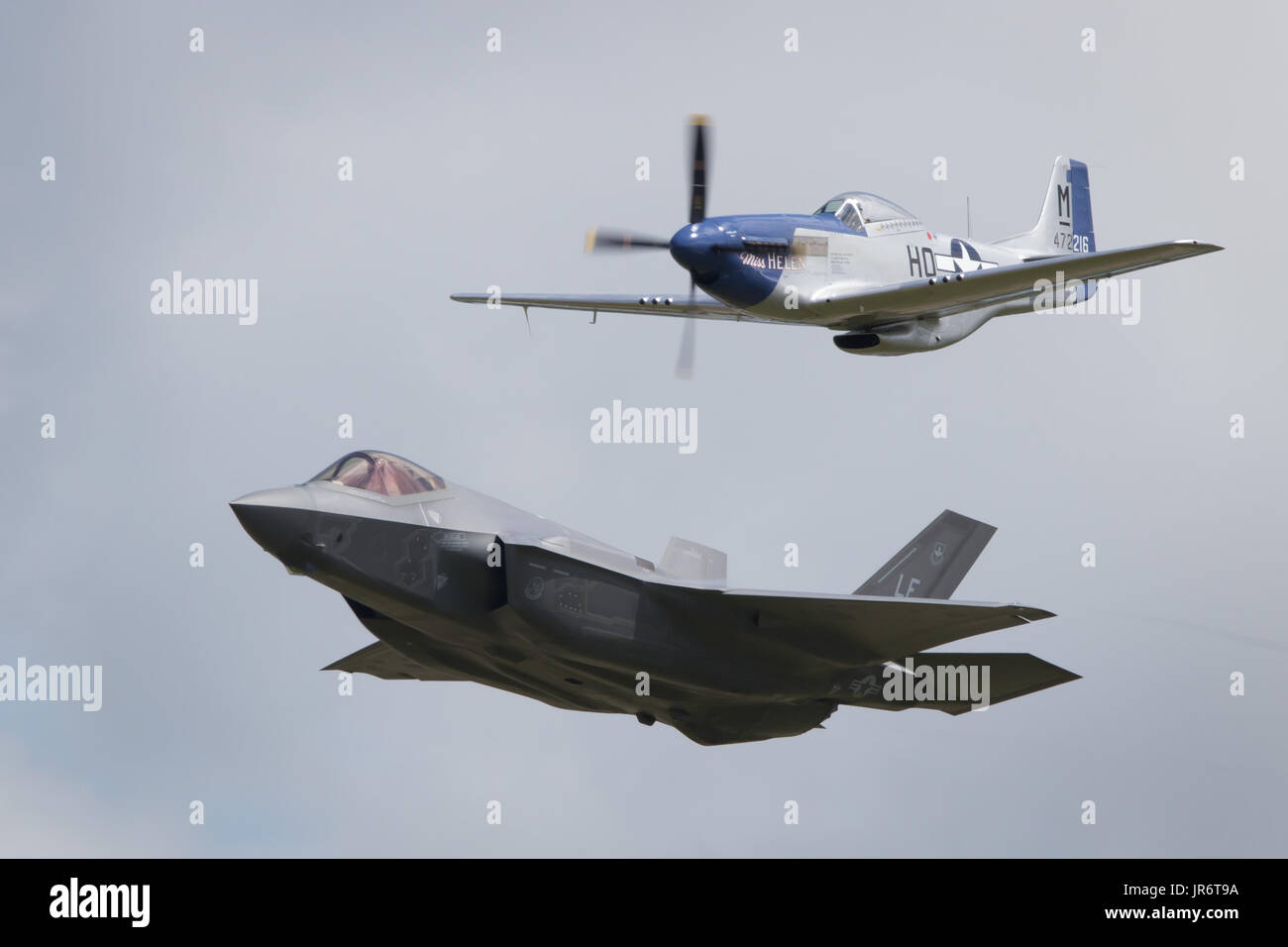 Raf p51 mustang hi-res stock photography and images - Alamy