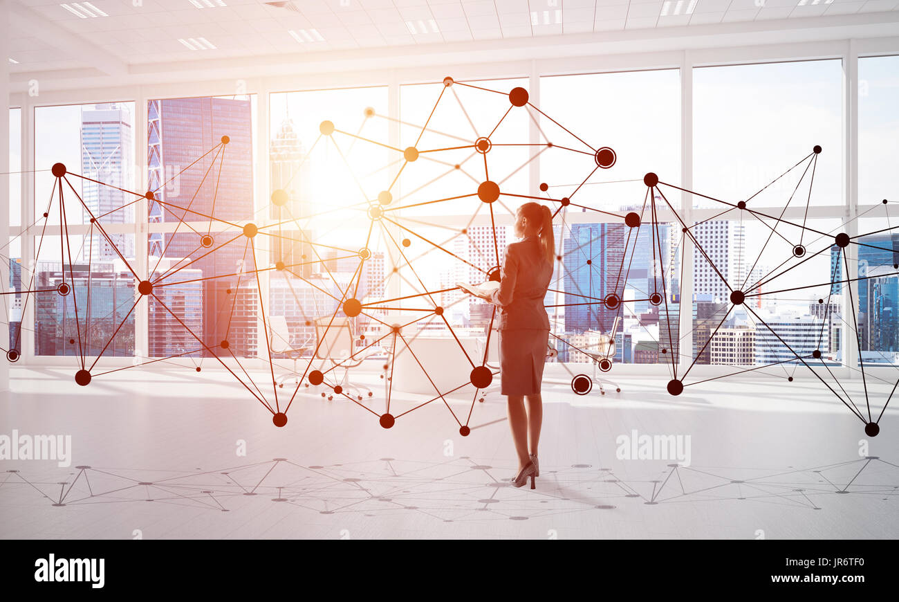 Networking and social communication concept as effective point for ...