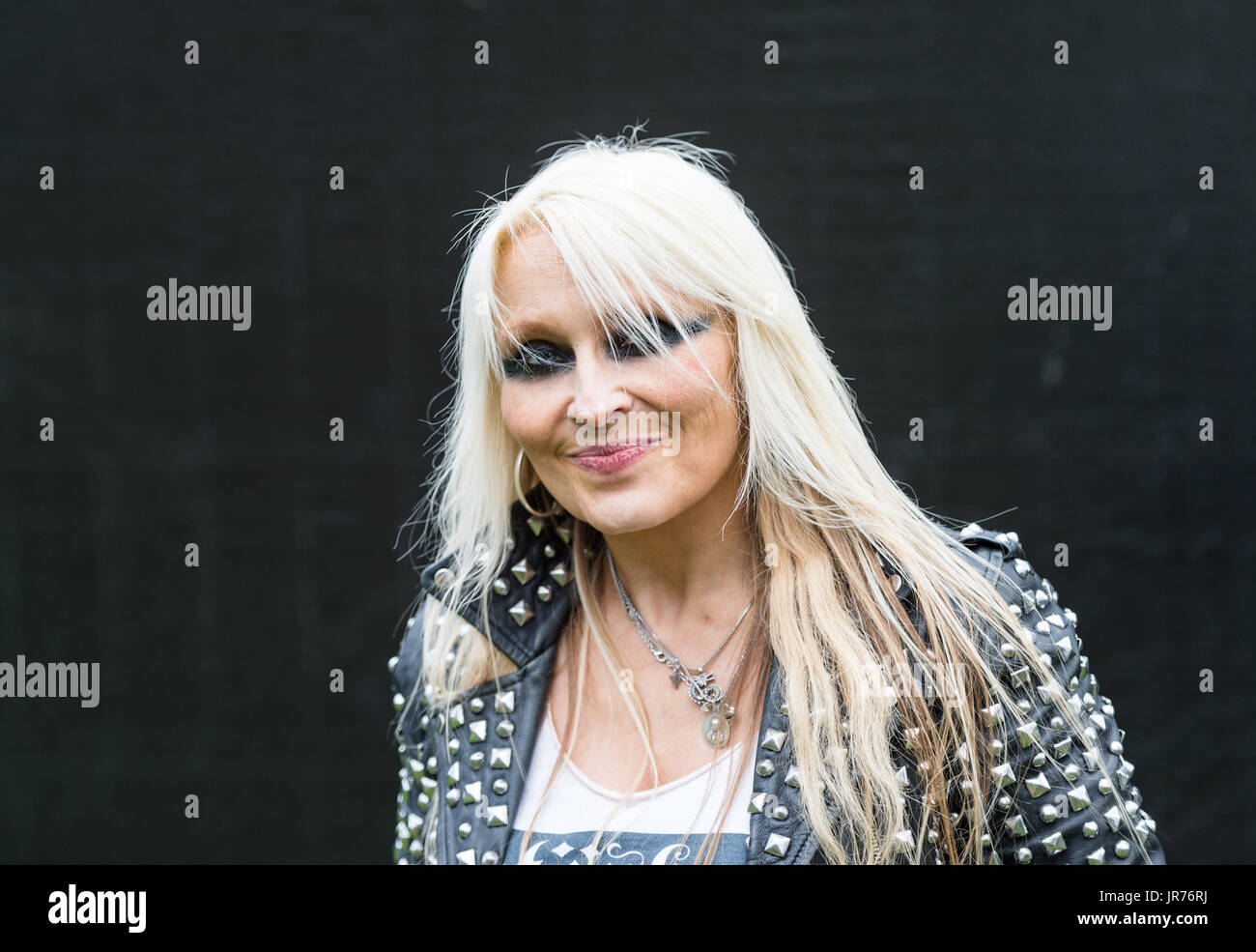 Wacken, Germany. 3rd Aug, 2017. German rock singer Doro Pesch at the ...