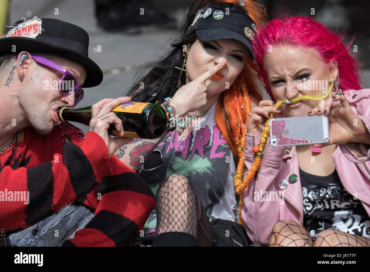 Blackpool seaside resort punk fest hi-res stock photography and images ...