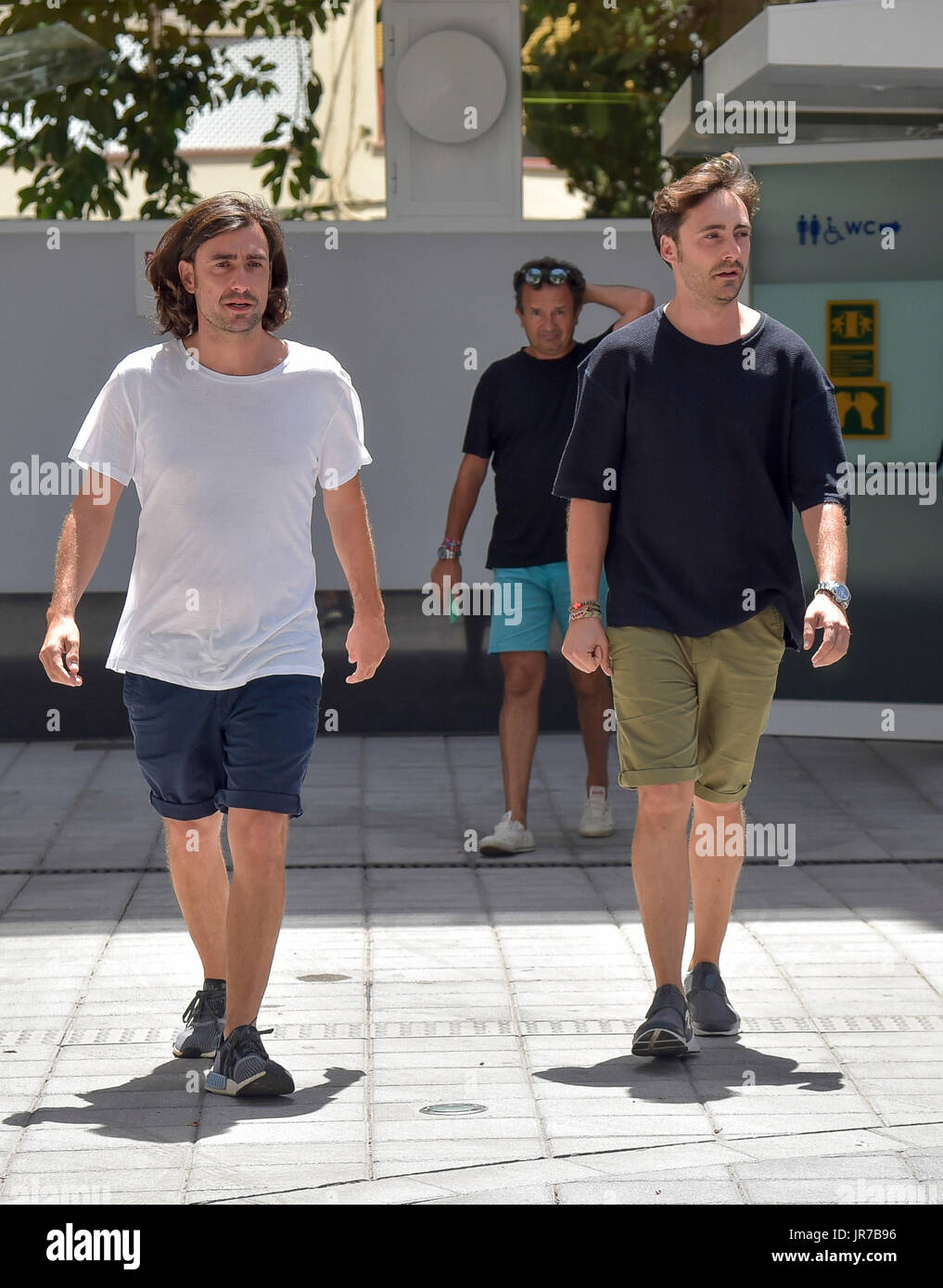 Sons Angel Nieto, Gelete and Pablo Nieto Former Spanish motorcycle ...