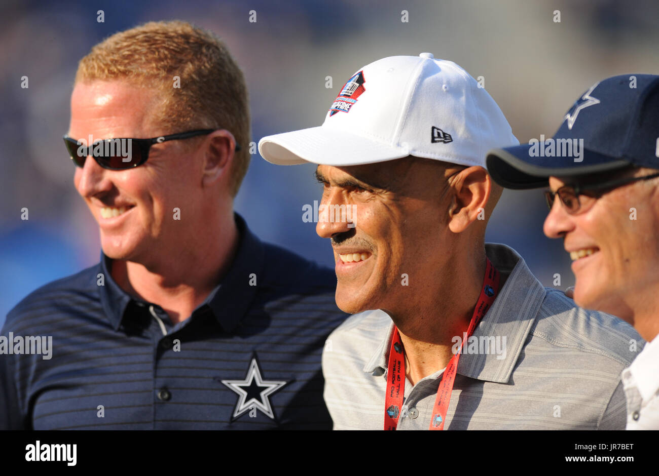 Canton, Ohio, USA. 3rd August, 2017. Tony Dungy during the Cowboys vs ...