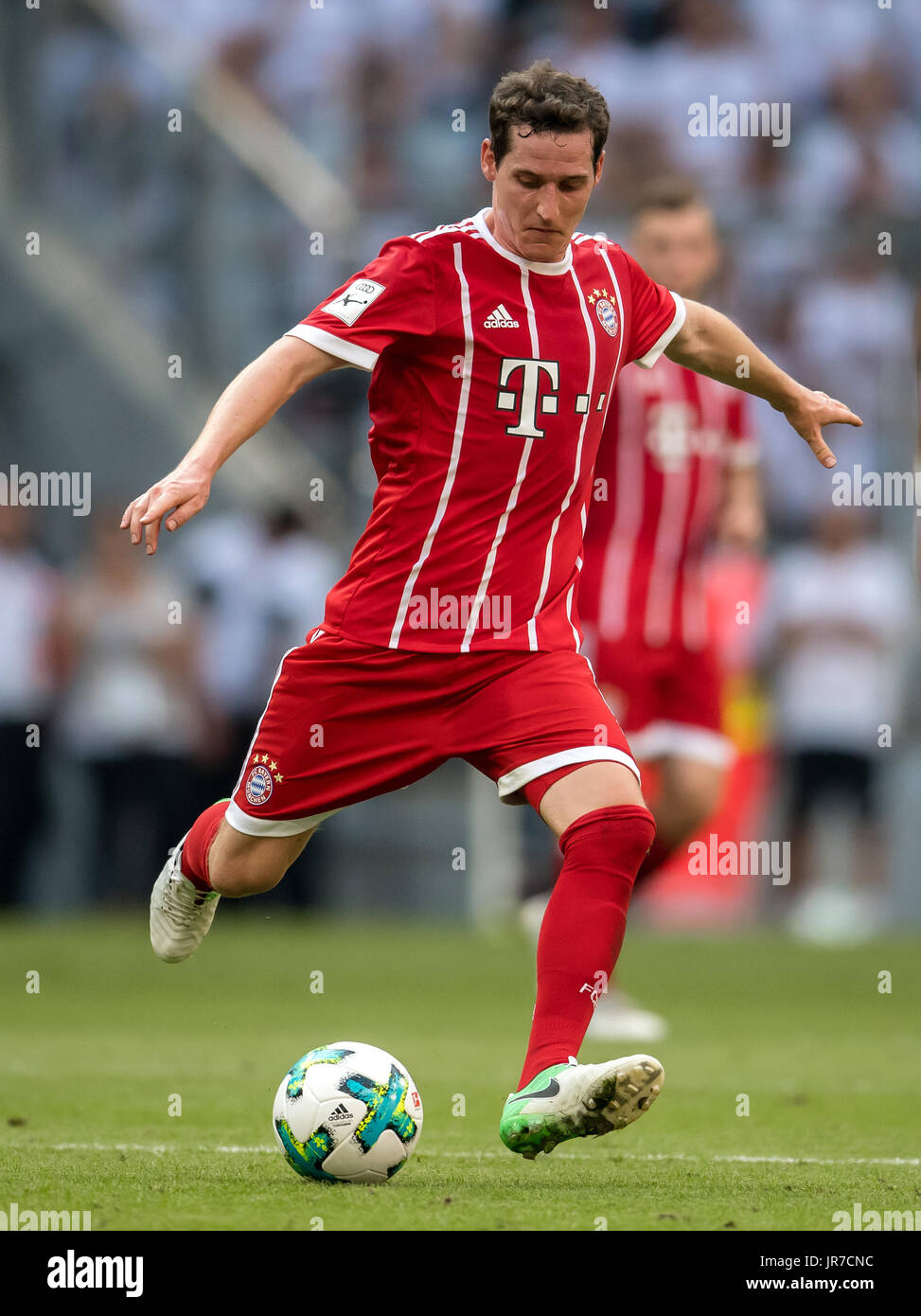 Munich, Germany. 2nd Aug, 2017. Bayern's Sebastian Rudy in action ...