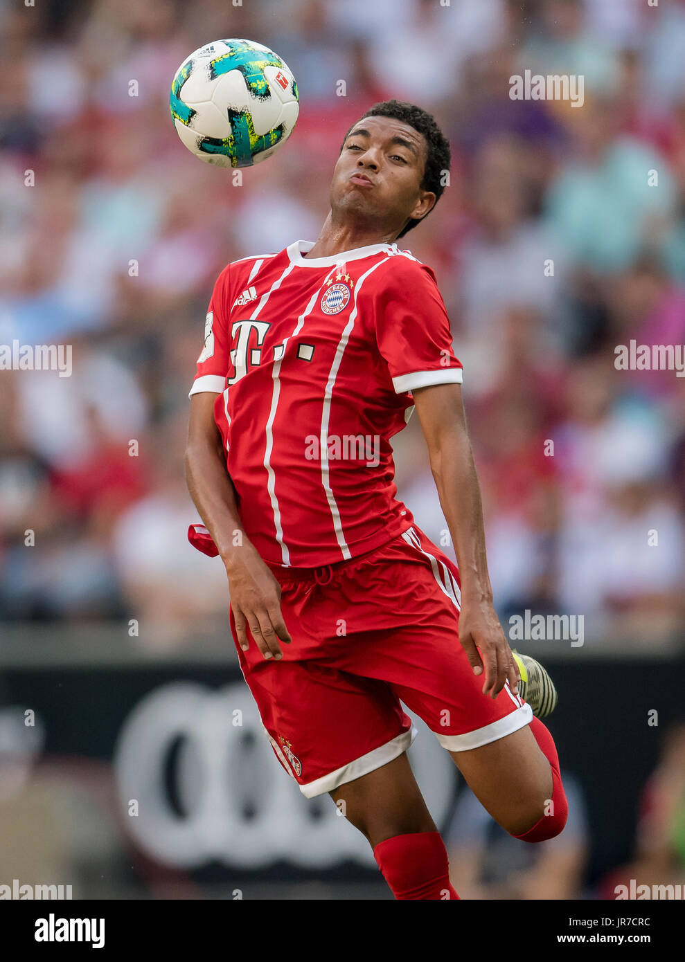 Munich, Germany. 2nd Aug, 2017. Bayern's Timothy Tillman in action ...